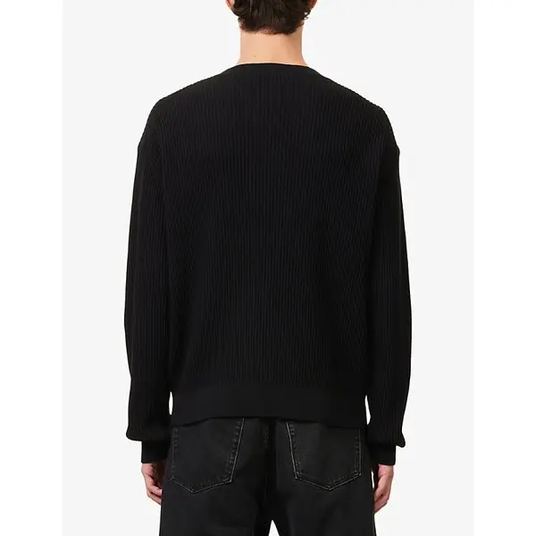 Studio Nicholson Crew-neck Rib-knit Cotton Jumpers