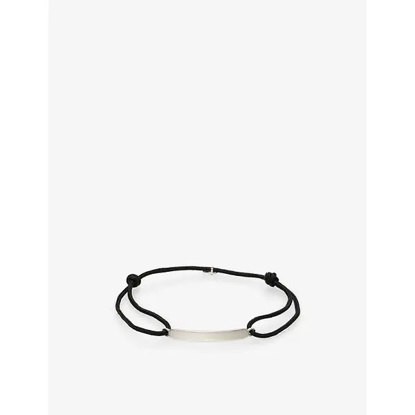THOMAS SABO Little Secret Classic Sterling-silver And Woven Bracelet - Silver-coloured