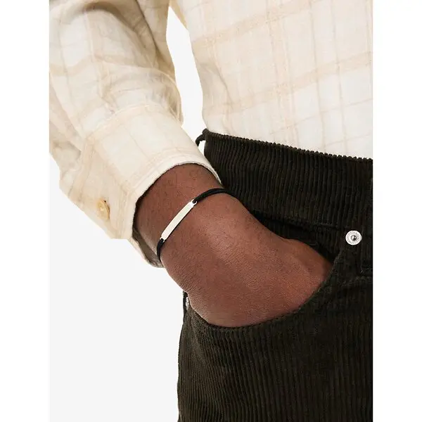 THOMAS SABO Little Secret Classic Sterling-silver And Woven Bracelet