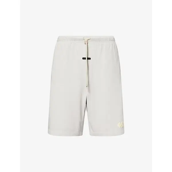 Fear Of God 90's Logo Print Cotton Jersey Shorts