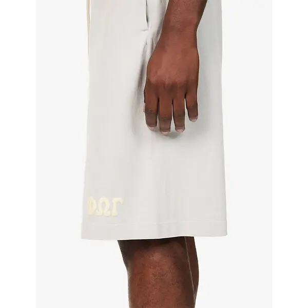 Fear Of God 90's Logo Print Cotton Jersey Shorts