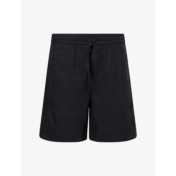 THE COUTURE CLUB Cupro Panelled Woven Shorts