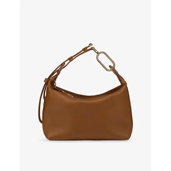 CHRISTIAN LOUBOUTIN Flo Leather Pouch Bag - Cuoio