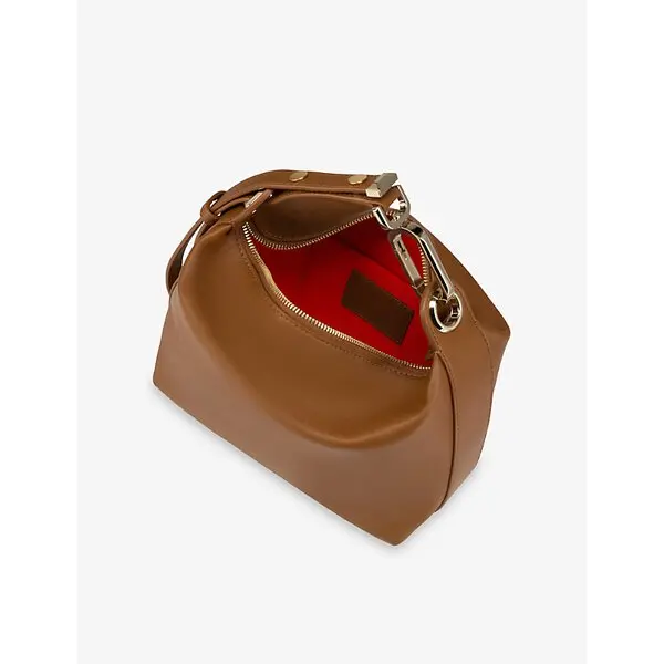 CHRISTIAN LOUBOUTIN Flo Leather Pouch Bag - Cuoio