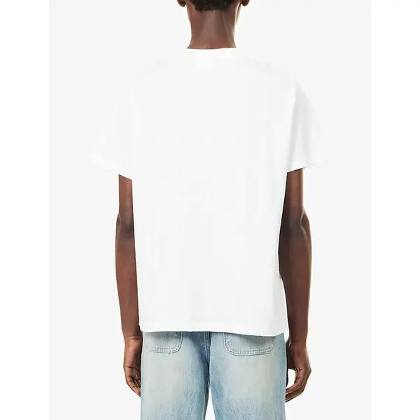 FOUND Malibu Farm Fair Cotton T-shirt - Off-white