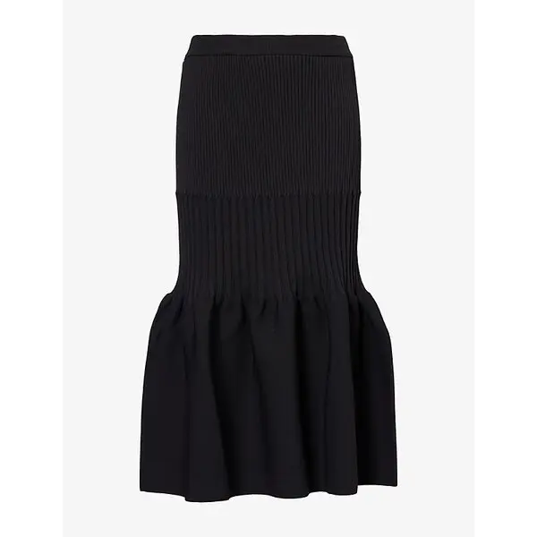 CFCL Fluted Mermaid Knitted Midi Skirt
