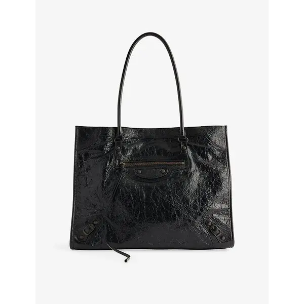 Balenciaga Le City Medium Leather Tote Bag