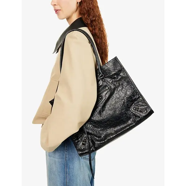 Balenciaga Le City Medium Leather Tote Bag