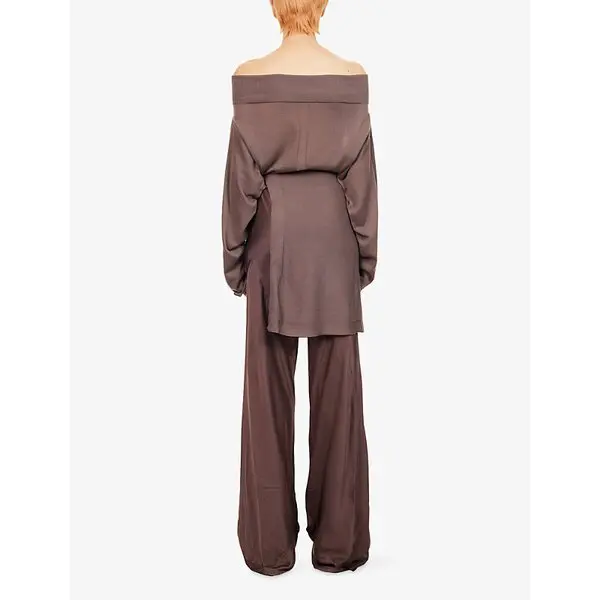 Rick Owens Scarf Long-sleeve Wool Jumper