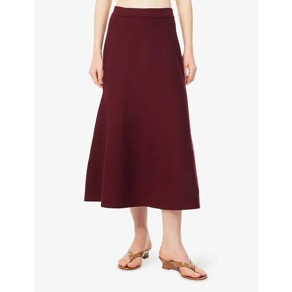 Simkhai Knitted Wool Maxi Skirt