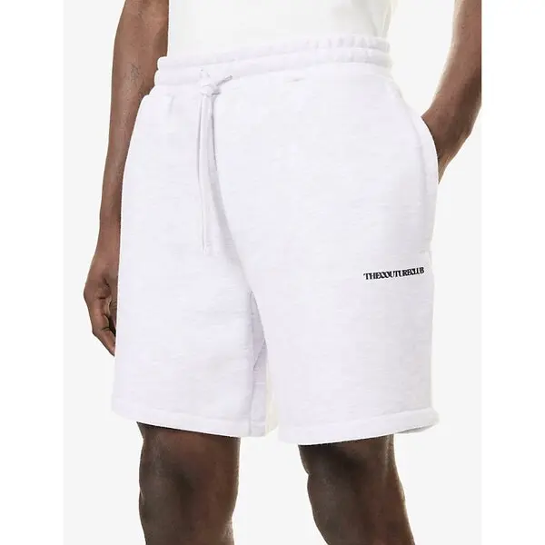 THE COUTURE CLUB Micro Copyright Logo-print Cotton Shorts