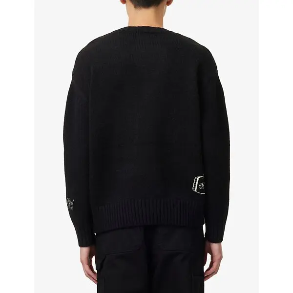 ONLY THE BLIND Embroidered Knitted Jumper