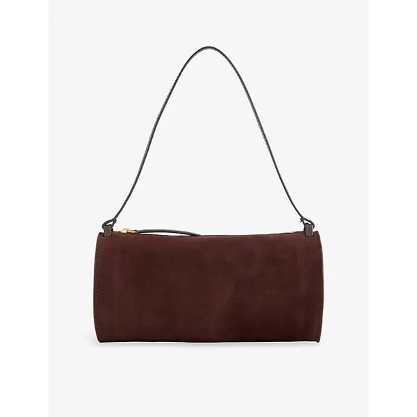 NEOUS Gemini Leather Shoulder Bag - Dark Chocolate