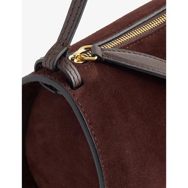 NEOUS Gemini Leather Shoulder Bag - Dark Chocolate