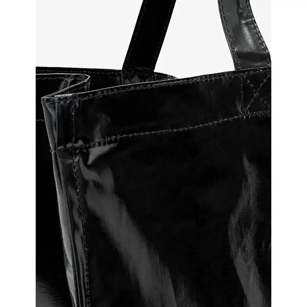 ALLSAINTS Oversized Coated Cotton Tote Bag
