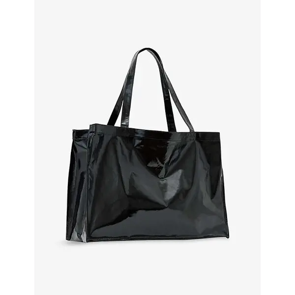ALLSAINTS Oversized Coated Cotton Tote Bag