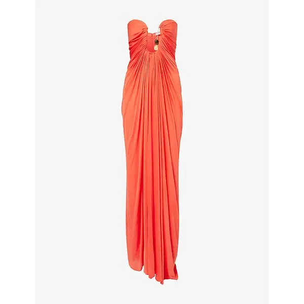 Christopher Esber Helix Crystal Strapless Gown