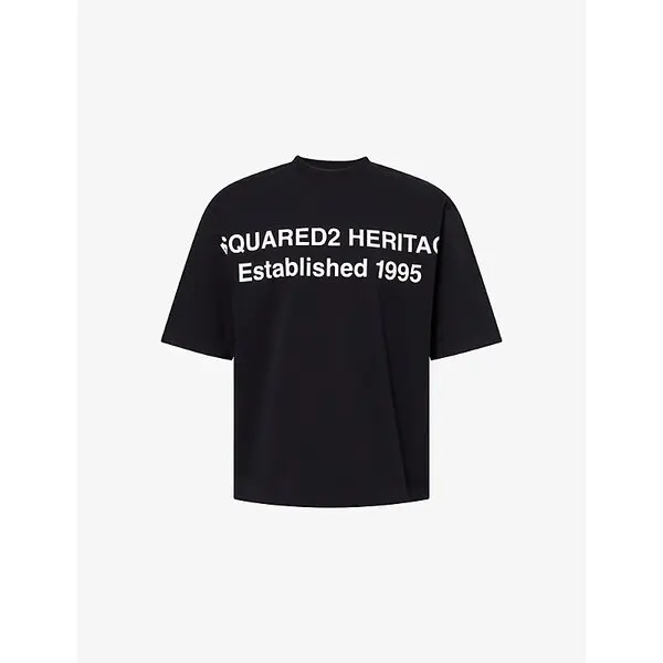 Dsquared2 Heritage Oversized Cotton T-shirt - Black