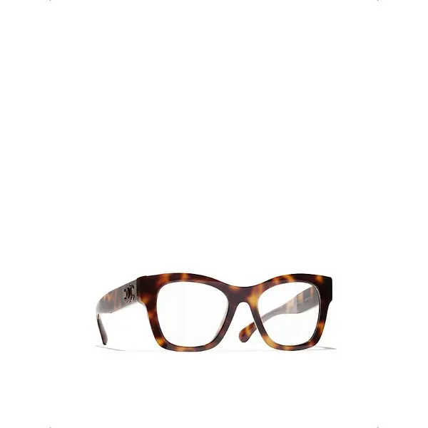 Chanel Butterfly Frame Optical Glasses - Brown