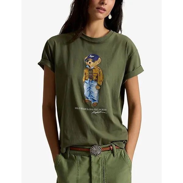 Polo Ralph Lauren Polo Bear Print Cotton T-shirt