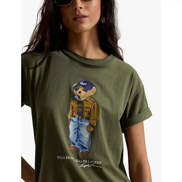 Polo Ralph Lauren Polo Bear Print Cotton T-shirt