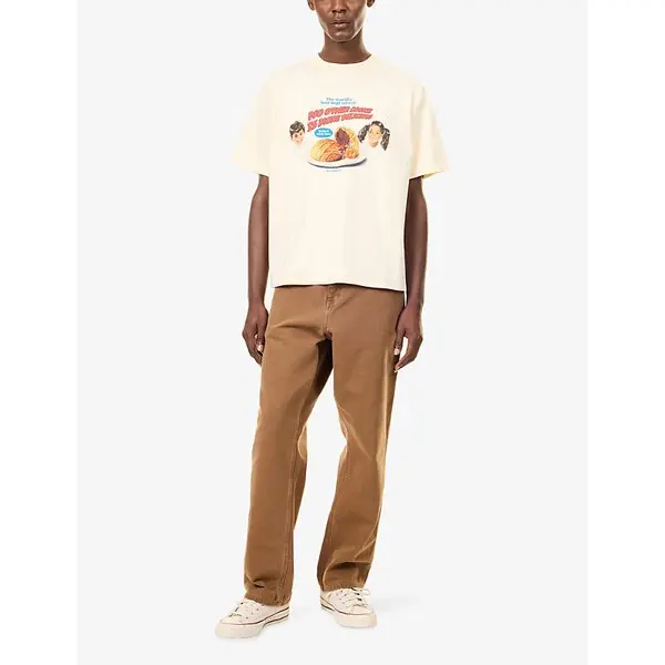NOT BORING Kleija Graphic-print Cotton T-shirt