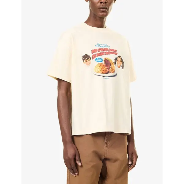 NOT BORING Kleija Graphic-print Cotton T-shirt