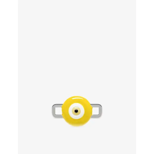 POUBEL Evil Eye Sterling Silver And Enamel Charm