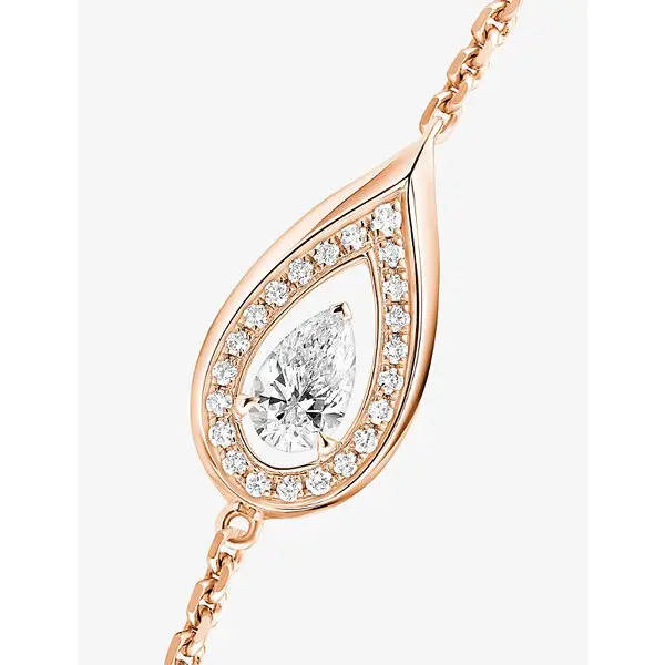 Messika Fiery Gold And 0.10ct Diamond Bracelet