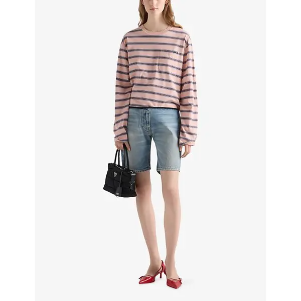 Prada Padded Re-nylon Medium Tote Bag