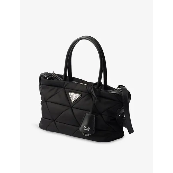 Prada Padded Re-nylon Medium Tote Bag