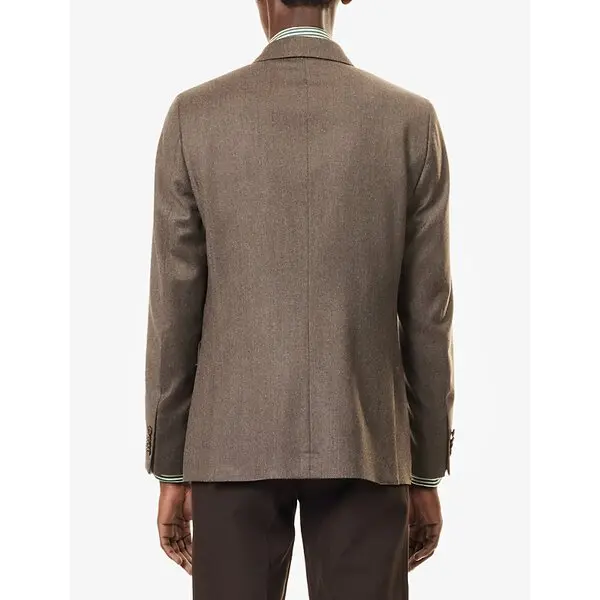 Paul Smith Double-breasted Wool And Cashmere-blend Blazer