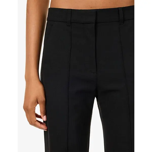 ME+EM Tailored-fit Flared Woven Trousers