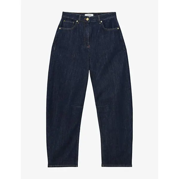 REISS Barrel-leg Denim Jeans