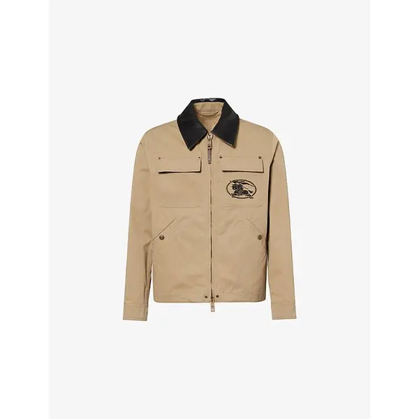 Burberry Logo-embossed Cotton Jacket