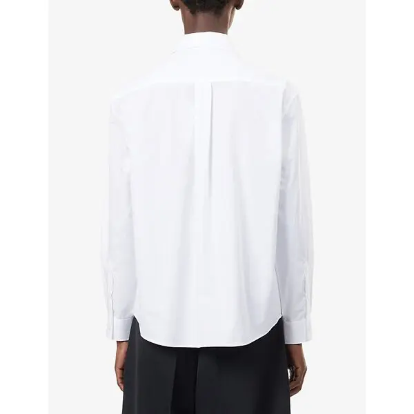 Simone Rocha Pearl-embellished Cotton Shirt