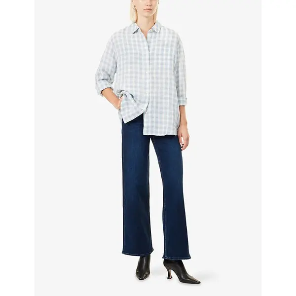 Paige Tatum Wide-leg Denim Jeans