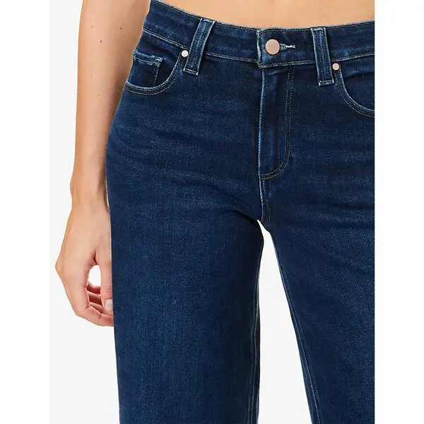 Paige Tatum Wide-leg Denim Jeans