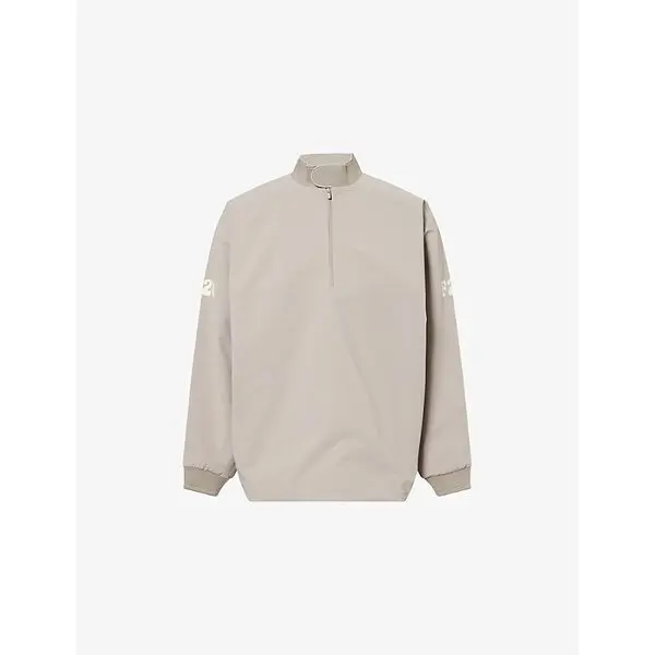 Fear Of God Half-zip Logo-print Soft-shell Track Jacket