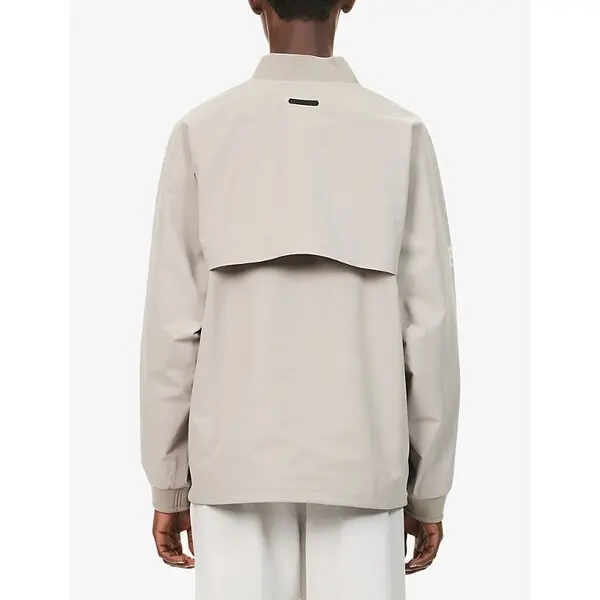 Fear Of God Half-zip Logo-print Soft-shell Track Jacket