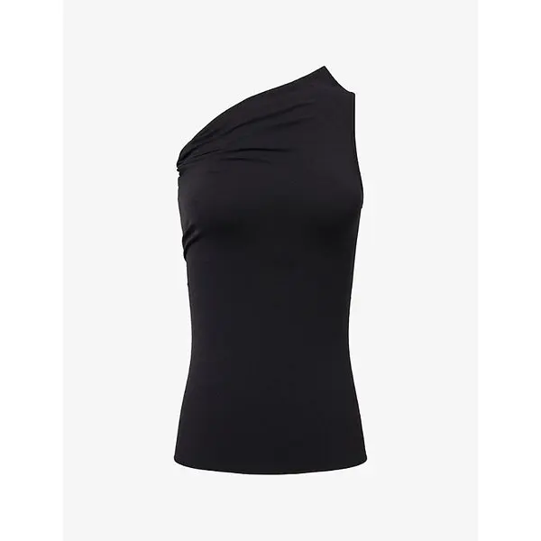 Rick Owens Asymmetric Stretch-jersey Tank Top
