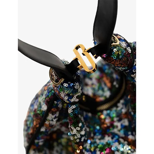 BOVENUE Sequin-embellished Clutch Bag - Multicolour