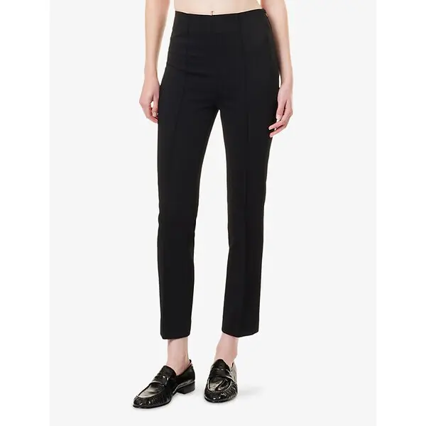 ROHE FRAMES Pintuck Pleat Cigarette Leg Woven Trousers