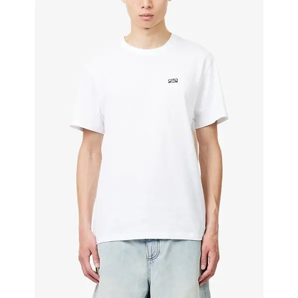 Loewe Anagram-embroidered Cotton T-shirt