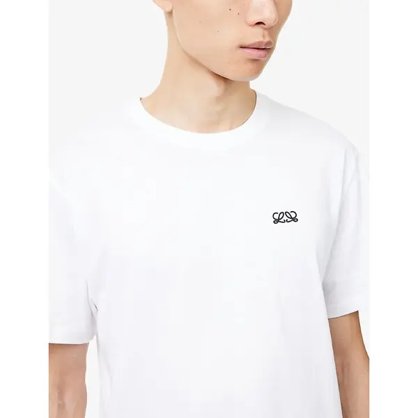 Loewe Anagram-embroidered Cotton T-shirt
