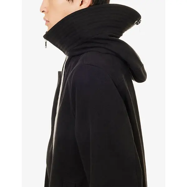 Rick Owens Longline Hooded Cotton Parka