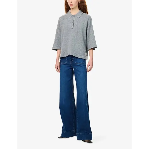 FRAME Relaxed-fit Cashmere Polo Shirt