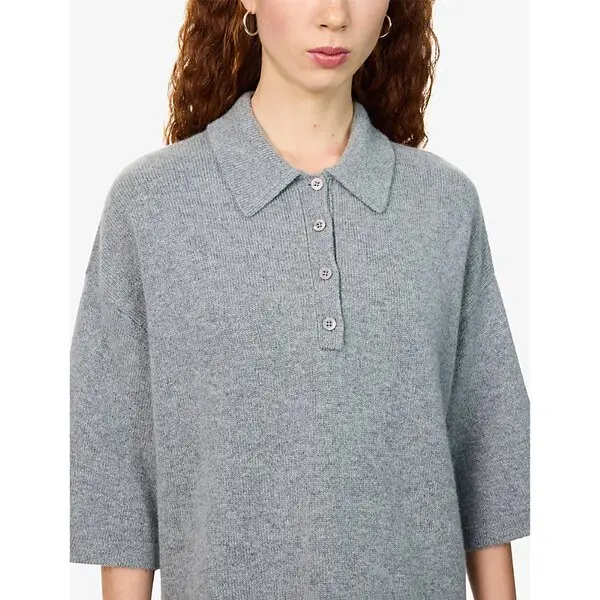 FRAME Relaxed-fit Cashmere Polo Shirt