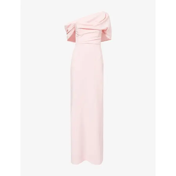 Carolina Herrera Off-shoulder Maxi Dress - Rosewater