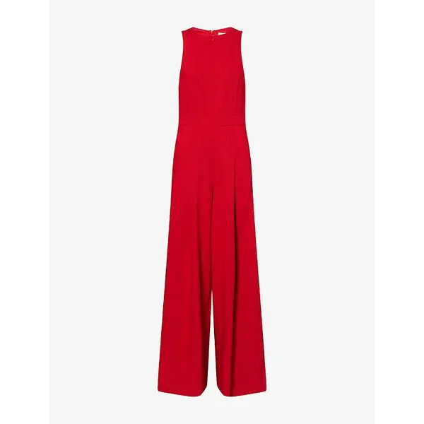 ME+EM Tailored Wide-leg Woven Jumpsuit